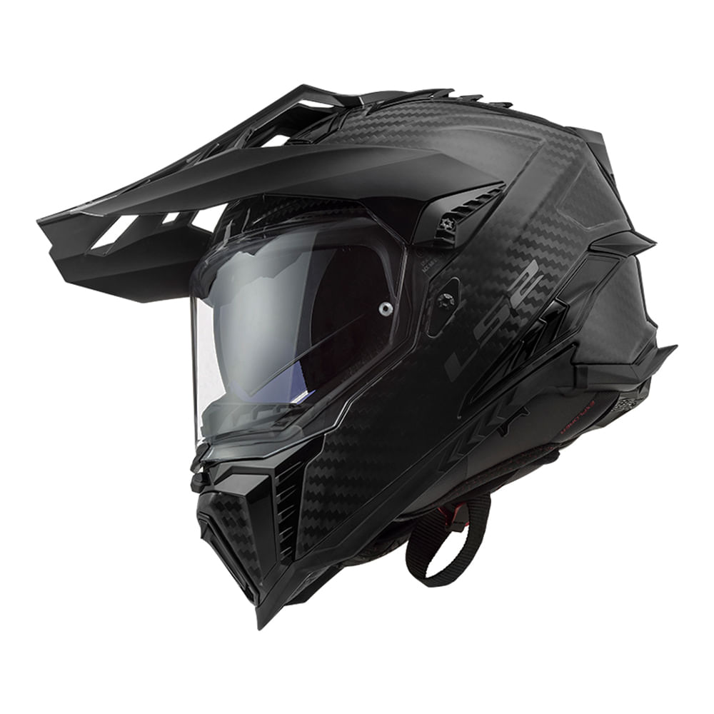 LS2 HELMETS BRASIL - EXPLORER CARBON SOLID FOSCO
